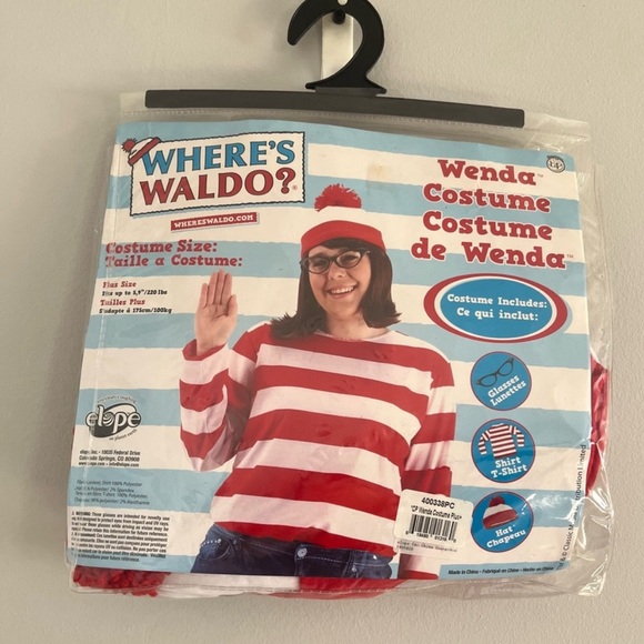 Other | Wheres Waldo Wenda Costume Dress Up | Poshmark